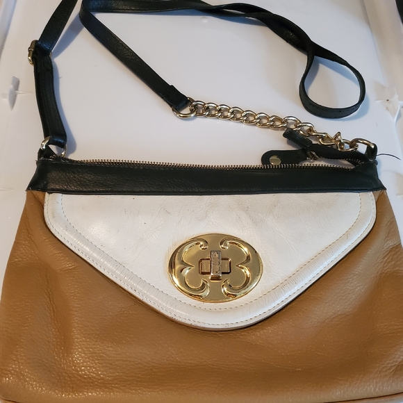 Emma Fox | Bags | Emma Fox Envelop Tricolored Crossbody Pu | Poshmark